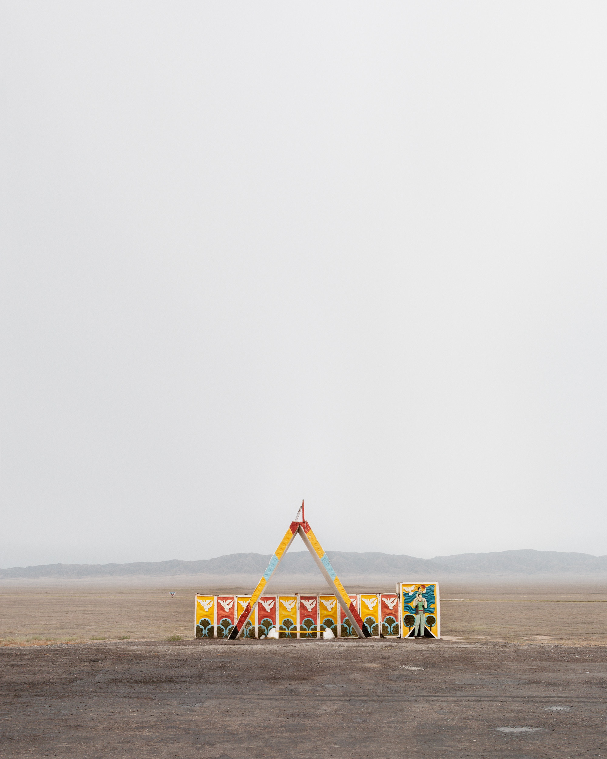 Soviet bus stops as seen through the eyes of Christopher Herwig